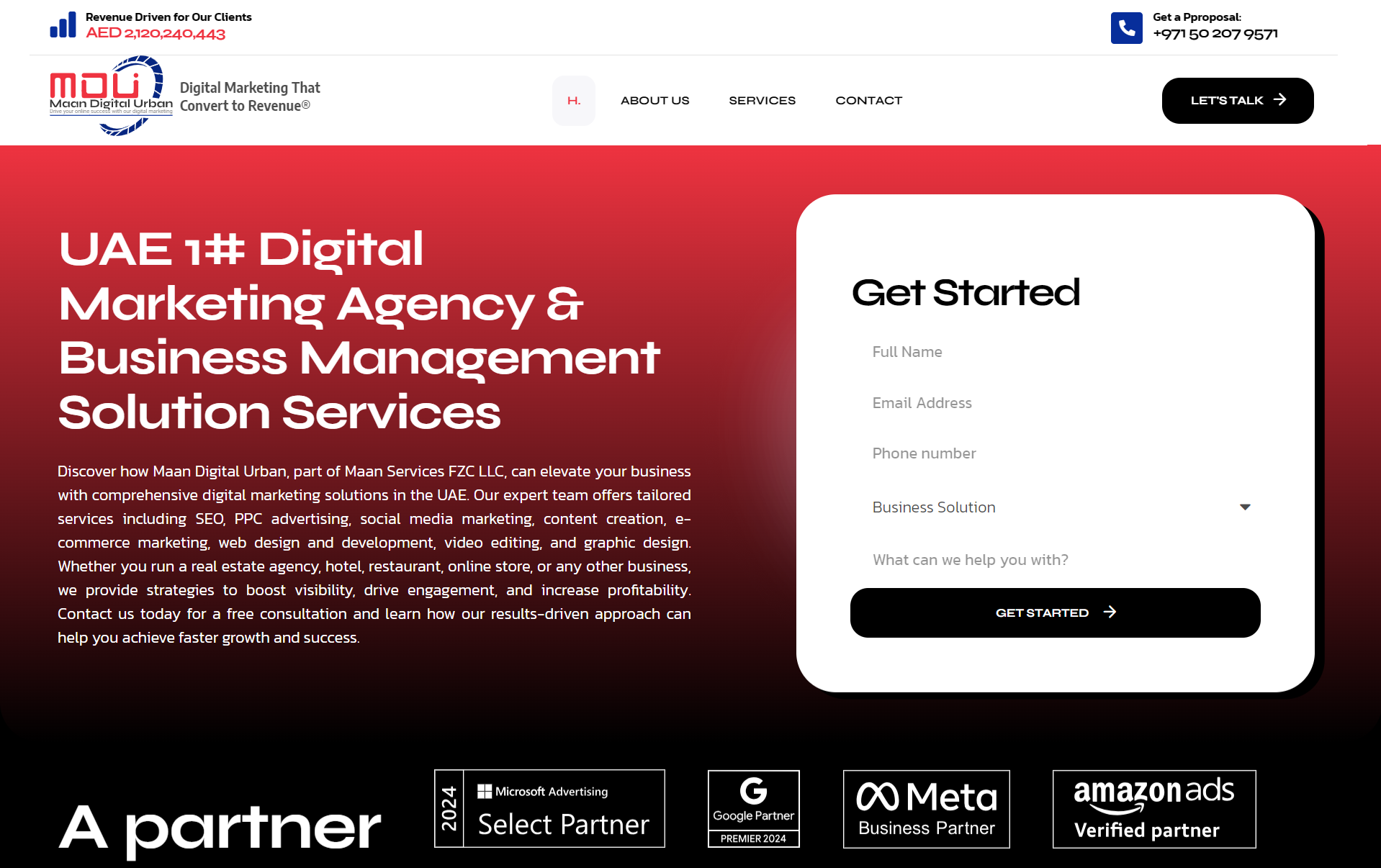 Digital Marketing Services in UAE | Maan Digital Urban